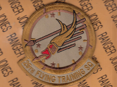 USAF Air Force 25th Flying Training Sq FTS 3.5" patch c/e | eBay