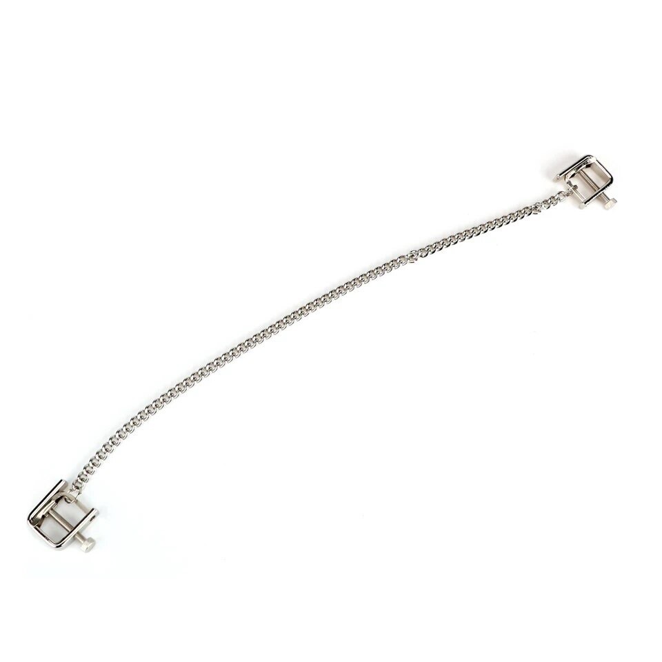 Nipple Clamps with Chain Clip Clamp BDSM Bondage Metal Sex Toys for ...