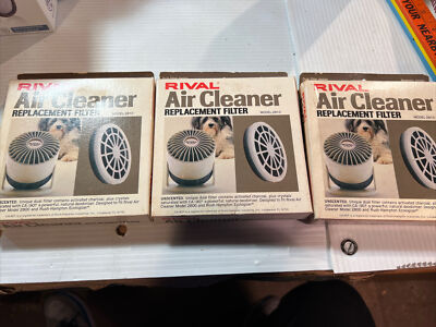 Lot Of 3 NIB 1981 Rival Mfg Air Cleaner 5" Personal Fan Model 2800 ...