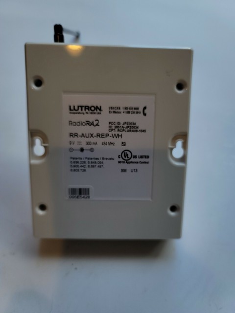 Lutron RadioRA 2 Auxiliary Repeater (RR-AUX-REP-WH) for sale online | eBay