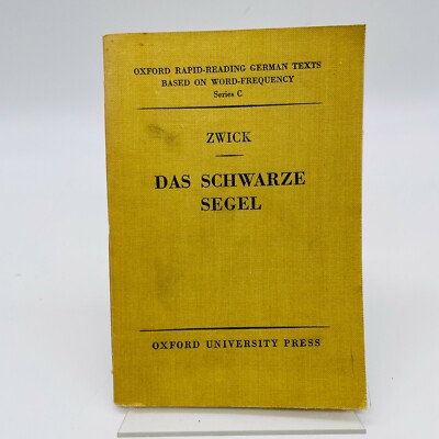 Das Schwarze Segal Zwick [German] Oxford Rapid Reading German Texts by ...