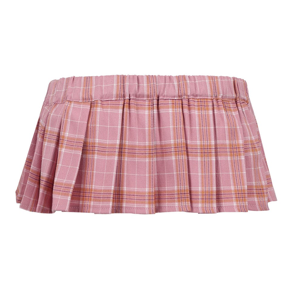 School Girl Skirt Uniform Pleated Plaid Mini Skirts Women Sexy Role