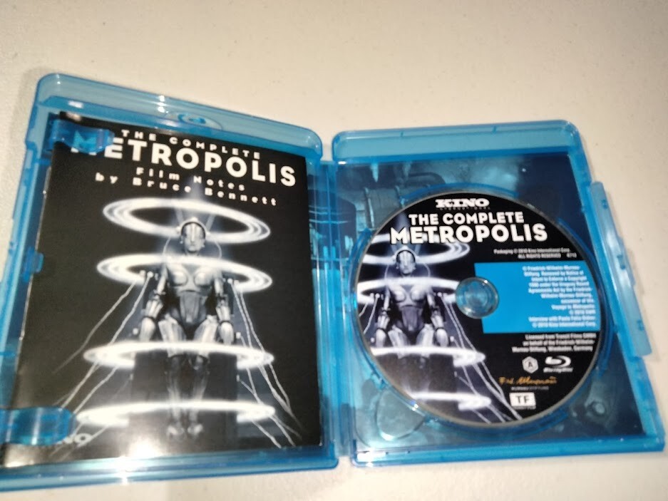 The Complete Metropolis 2010 Restored Blu-ray 1927 Dystopia Sci Fi ...