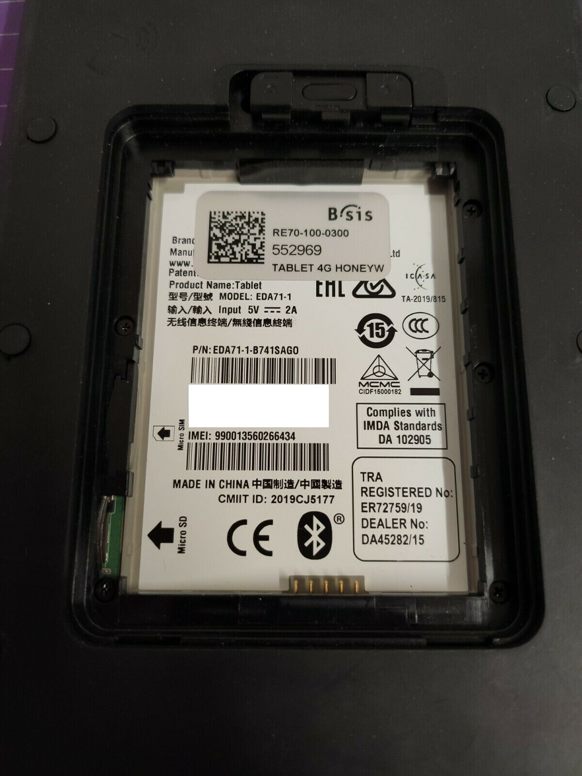 Honeywell Scanpal EDA71 Enterprise Tablet EDA71-1-B741SAGO (UR) | eBay.de