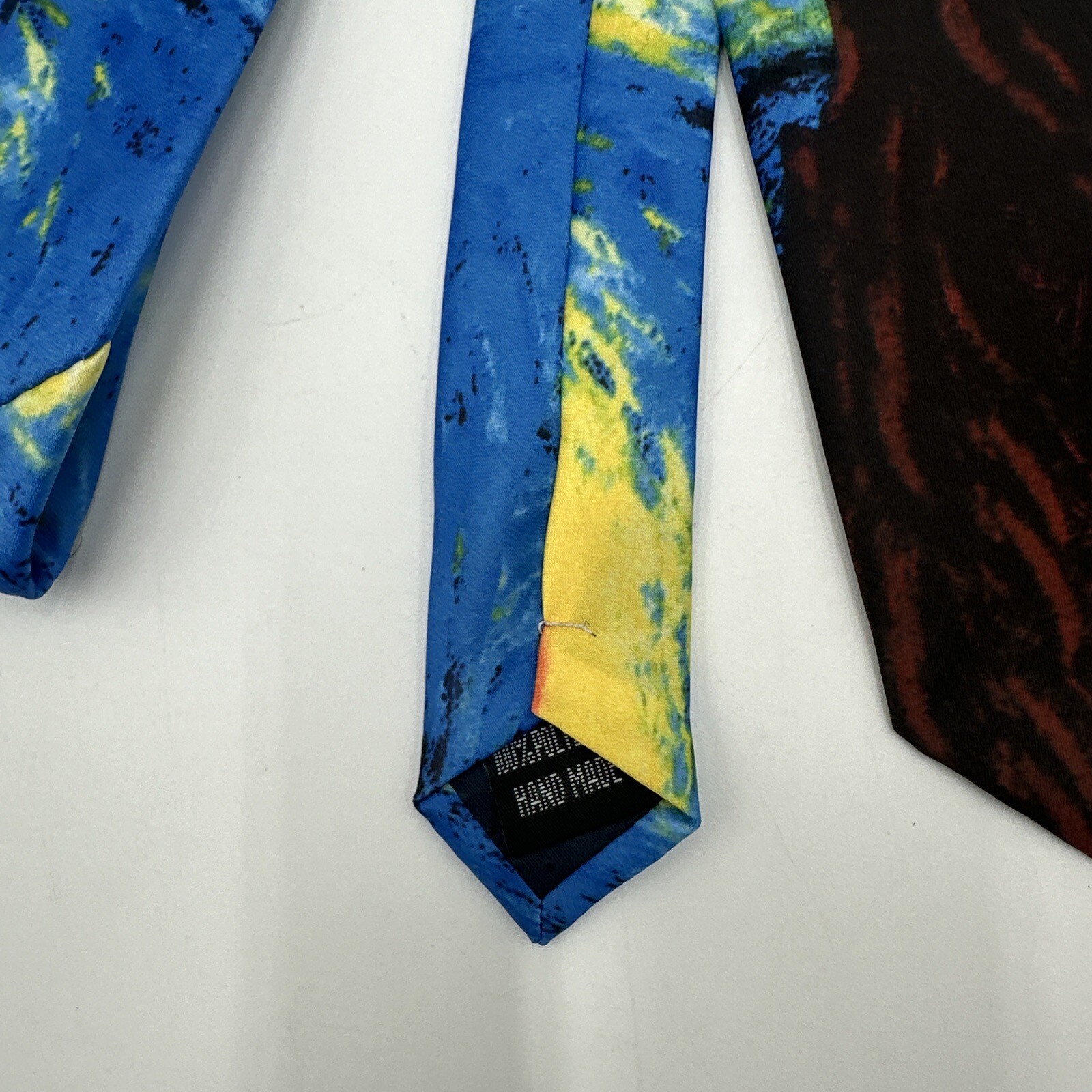 Vintage Ralph Marlin Vincent Van Gogh Starry Night Tie - Gem