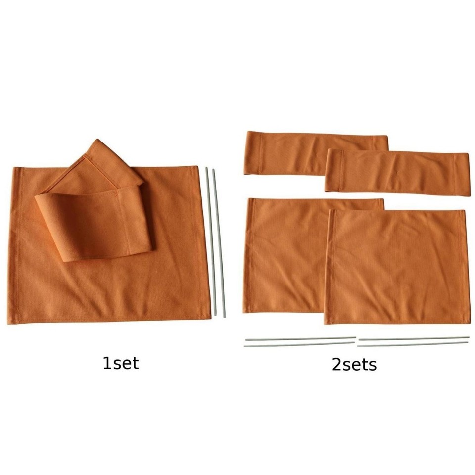Canvas Seat Covers Kit for Director Chairs Foldable Easy Replace 52x16 ...