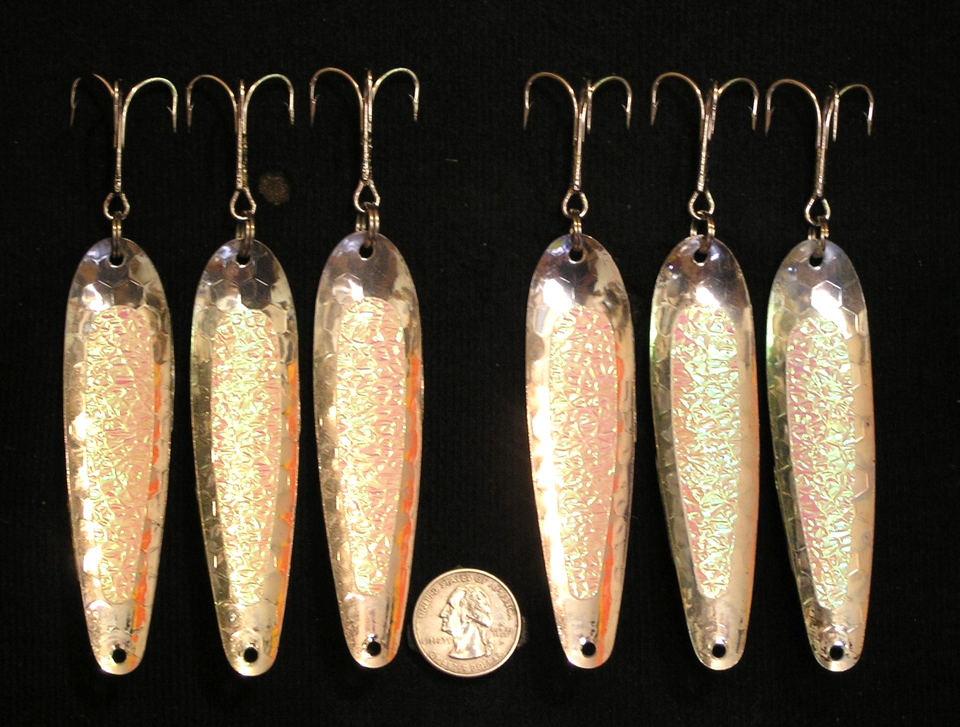 Pirate 55 Salmon Trout Walleye Trolling Spoons Downrigger Fishing Lures ...