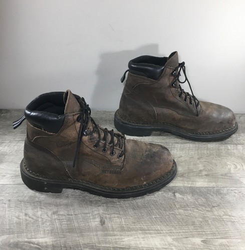 Mens Red Wing 4433 Supersole Leather Safety Toe Waterproof Metguard ...