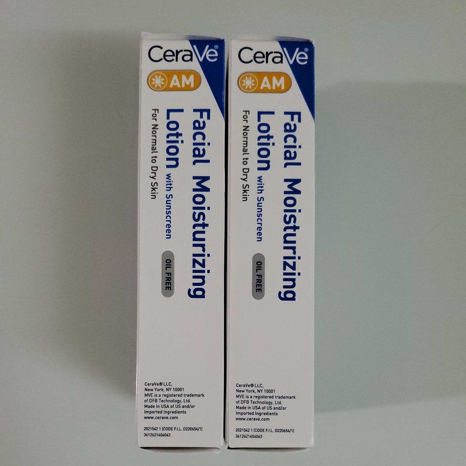 CeraVe AM Facial Moisturizing Lotion Sunscreen SPF 30 2oz x2 Exp: 2025 ...