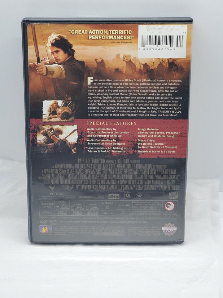 Tristan & Isolde (DVD, 2006, Full Frame) 24543237419| eBay