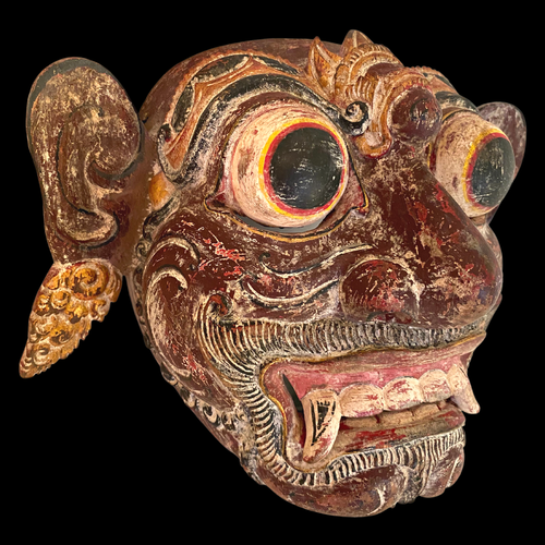 Balinese Rawana Mask Demon King Leyak Monster Rakshasa Hand carved wood ...