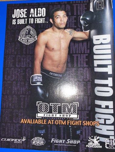 Rare Jose Aldo MMA Brazilian jiu-jitsu Magazine OTM Print Ad ufc | eBay