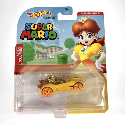 Hot Wheels Character Cars - 2021 Super Mario Princess Daisy | eBay