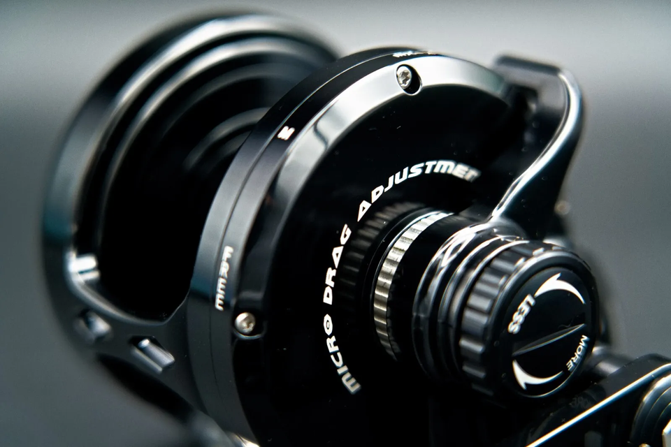 Maxel Jigging Reel Rage Pro 90 Lever Drag Conventional Reel Shiny Black ...