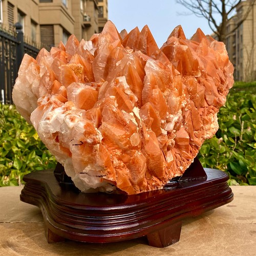 44.48LB Natural Transparent Fluorescent Calcite Crystal Quartz Mineral ...