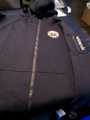 NEW G-111 WASHINGTON WIZARDS MENS HOODIE HOODED KNIT MIDWEIGHT JACKET ...