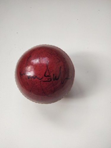 MITCHELL JOHNSON SIGNED CRICKET BALL - SPARTAN BALL | eBay