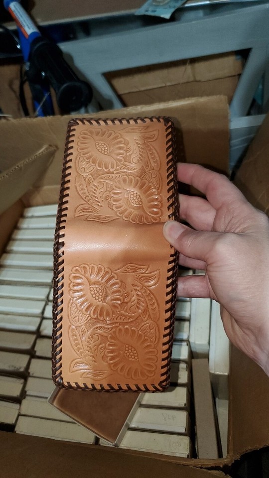 Vintage hand tooled western wallets, brand new without wear. 1960's | eBay