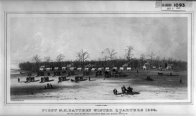 N.H. Battery Winter Quarters 1864: Farm of John Minor Botts, Brandy ...
