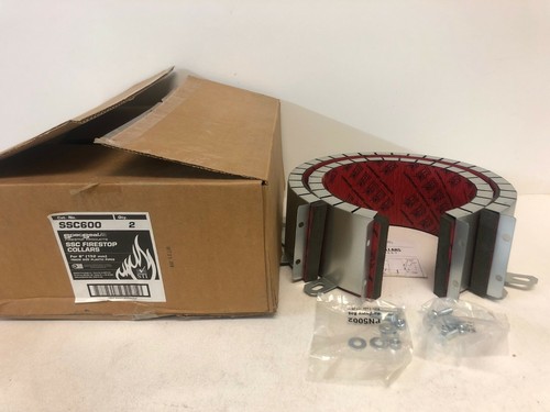 BOX OF 2 NEW OLD STOCK! SPECSEAL 6" SSC FIRESTOP COLLARS SSC600 | eBay