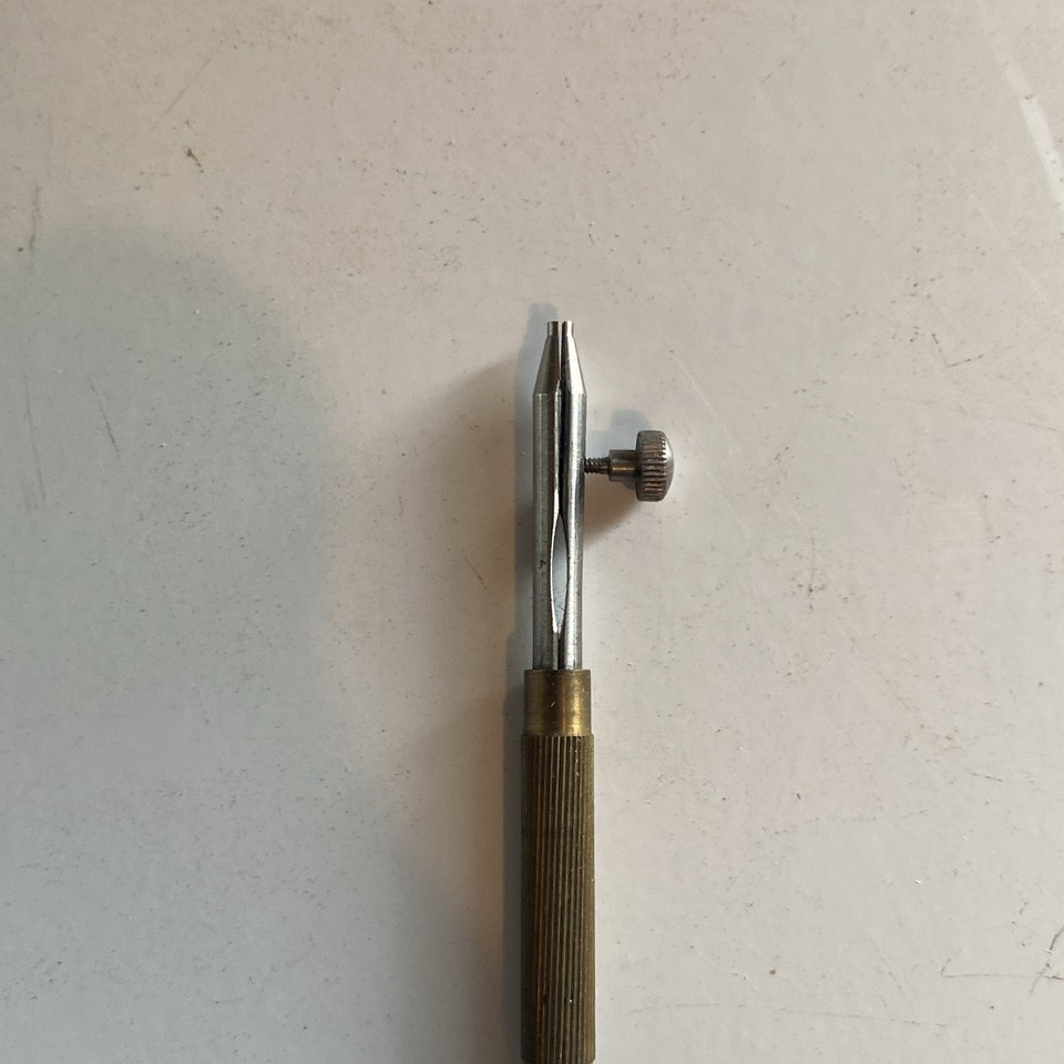 Lot of 2 Watchmakers Tools precision Pin Vise Balance Screw Holder ...