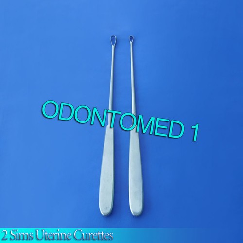 2 Sims Uterine Curettes Size #0, #3 OB/GYN Surgical Instruments | eBay
