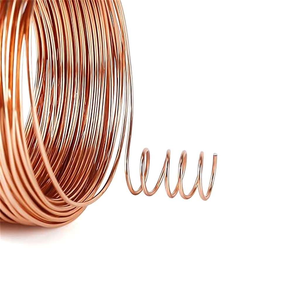 Pure Copper Wire Bare Uncoated Assorted Sizes Ø0.2mm-5mm Round Solid ...