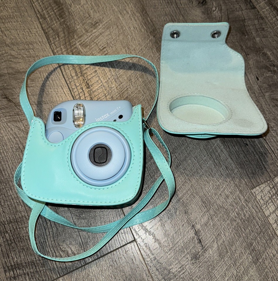 Fujifilm Instax Mini 7+ Instant Camera - Light Blue w/ 1 - 10 Sheet ...