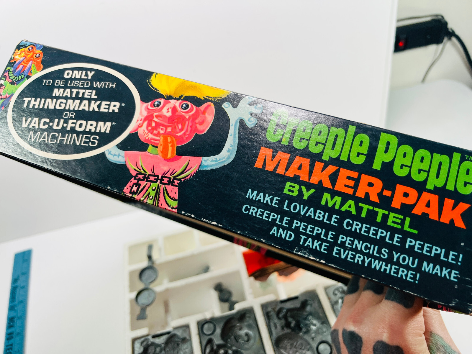 vtg Mattel Thingmaker Creeple People molds box instructions NO COMPLETE ...