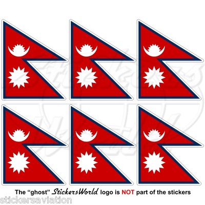 NEPAL Nepali Flag Nepalese 36mm (1,4") Mobile Cell Phone Mini Stickers ...