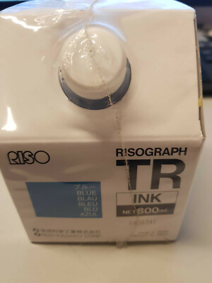 original Riso Risograph Ink S-729E 729E blue blau TR INK 800ml | eBay