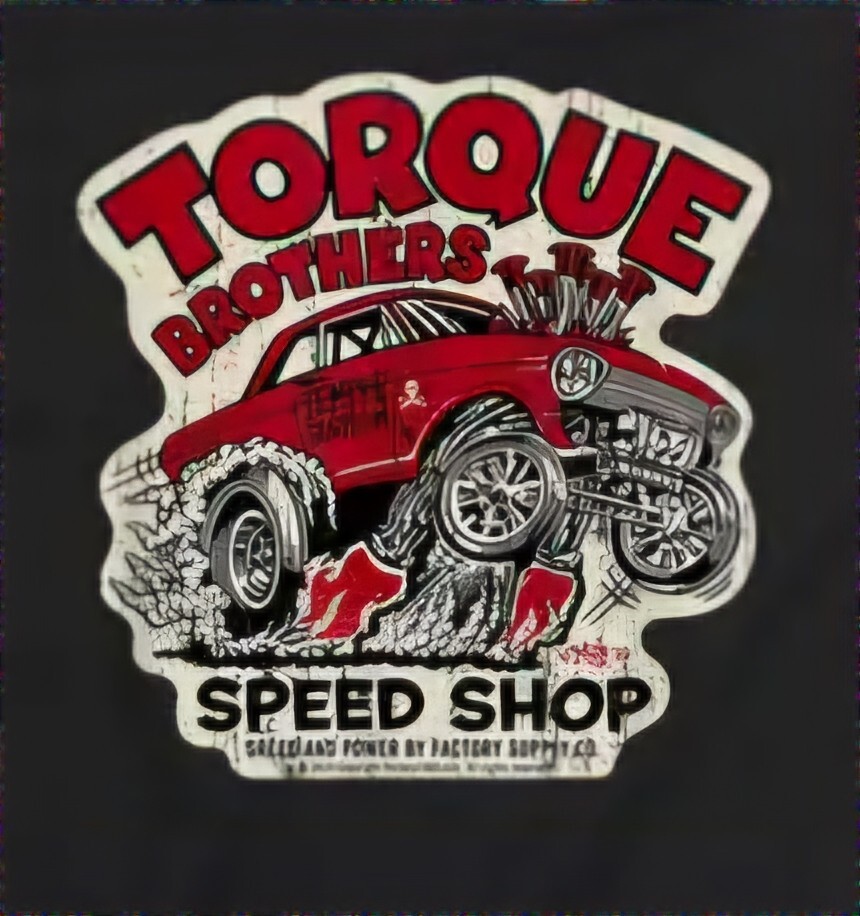TORQUE BROTHERS Speed Shop (T17) Men's Black Cotton T-Shirts. | eBay