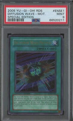 YuGiOh Diffusion Wave Motion RDS-ENSE1 Grade PSA 9 MINT Rise Destiny Ultra Promo | eBay