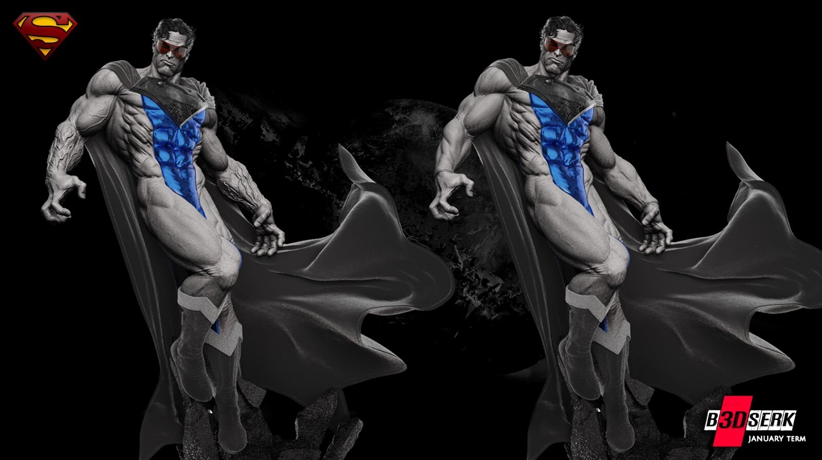ERADICATOR Statue DC Superman Justice League Resin Model Kit B3DSERK | eBay
