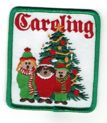 Girl Boy Cub Christmas CAROLING Fun Patches Badges SCOUTS GUIDES ...