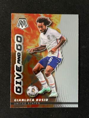 GIANLUCA BUSIO #9 2022 MOSAIC ROAD TO FIFA -GIVE AND GO INSERT | eBay