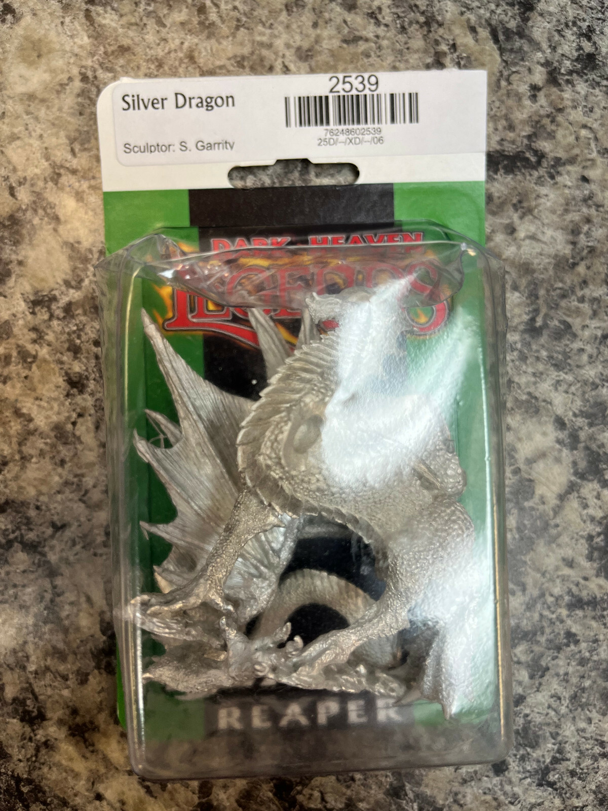 2539: Silver Dragon Bones Reaper Miniatures Dungeons and Dragons D & D ...