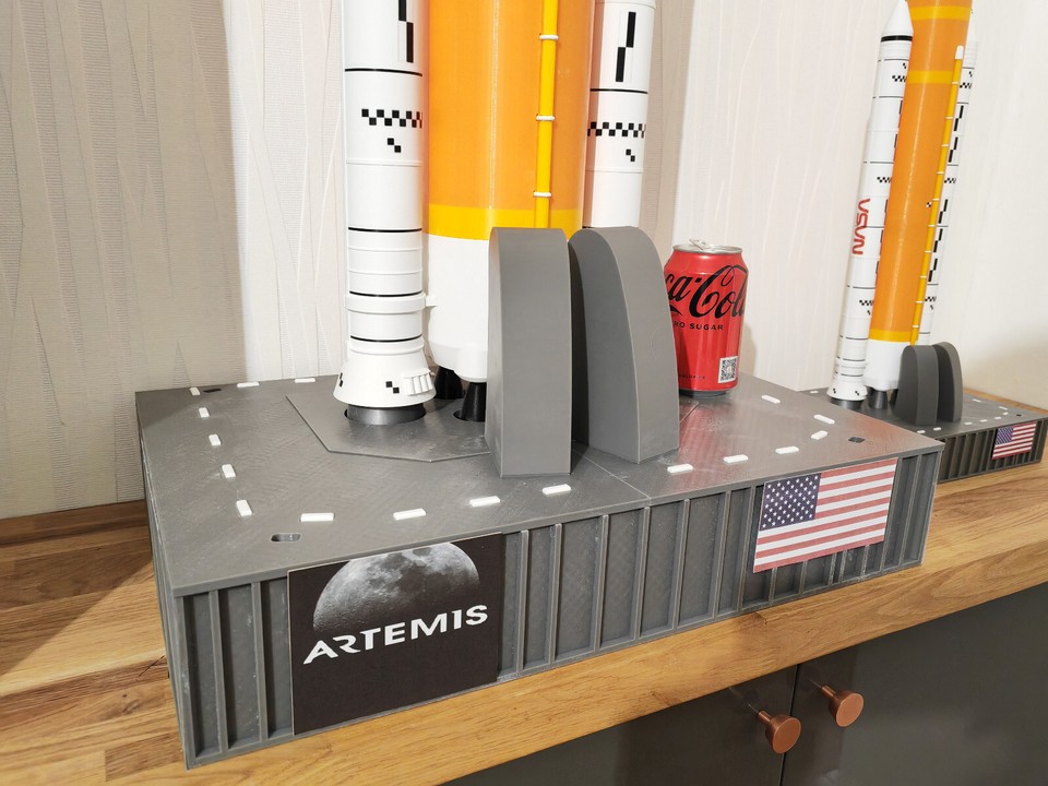 Nasa SLS Artemis 1 Kit Rocket Model 1360mm 1:72 54inch Scale with ...
