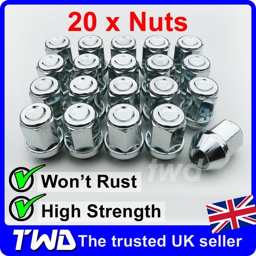 20x ALLOY WHEEL NUTS FOR SUBARU BRZ / TOYOTA GT86 (M12x1.25) STUD LUG ...