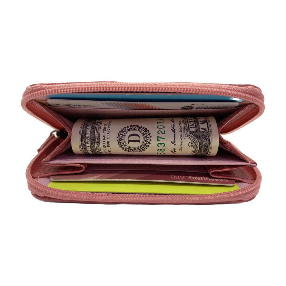 Genuine Eel Skin Coin Purse, Credit Card Zippered Wallet | eBay