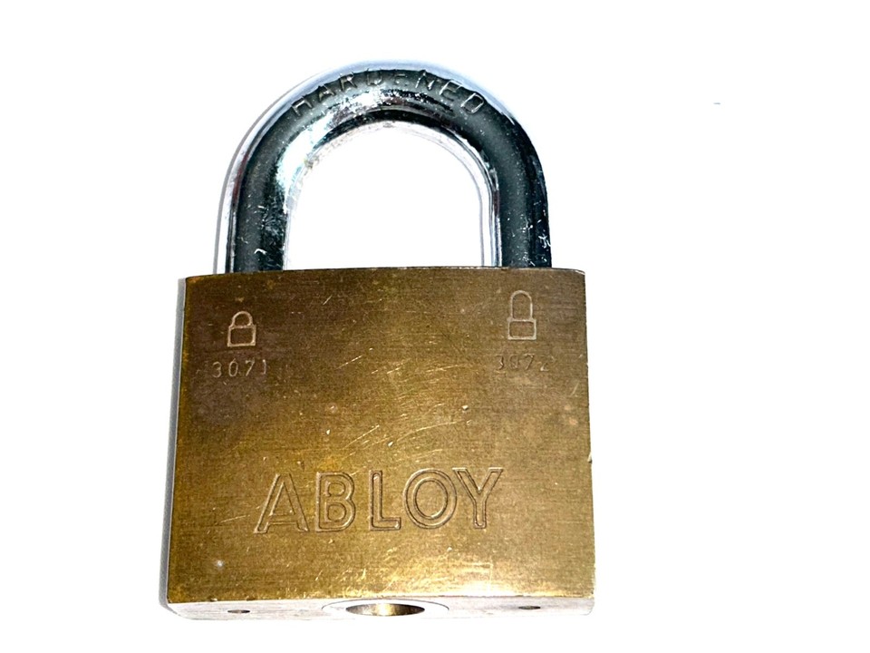 Vintage Abloy Model #3071 Lock Padlock w/ 1 Key Made in Finland | eBay