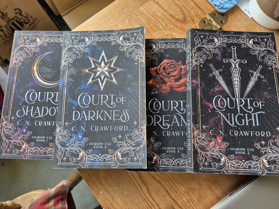 Fantasy Shadow Fae Series, C.N Crawford All 4 books in series | eBay UK