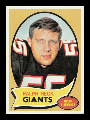 1970 Topps #127 Ralph Heck New York Giants | eBay