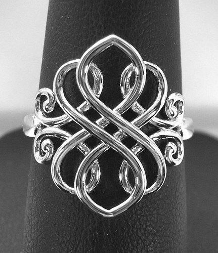Celtic Irish Endless Knot Ring 925 Sterling Silver High Polished Women's 7-14 | eBay