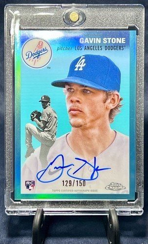 GAVIN STONE 2023 Chr Platinum CPA-GS On-card Auto Aqua Refractor /150 ...