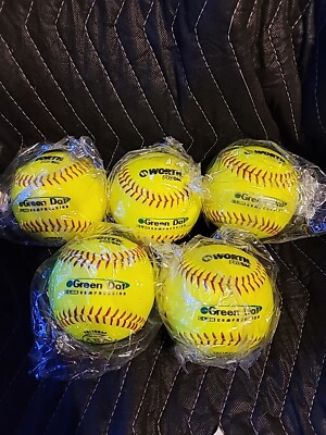 11 inch Slowpitch softballs, 5 Count | eBay