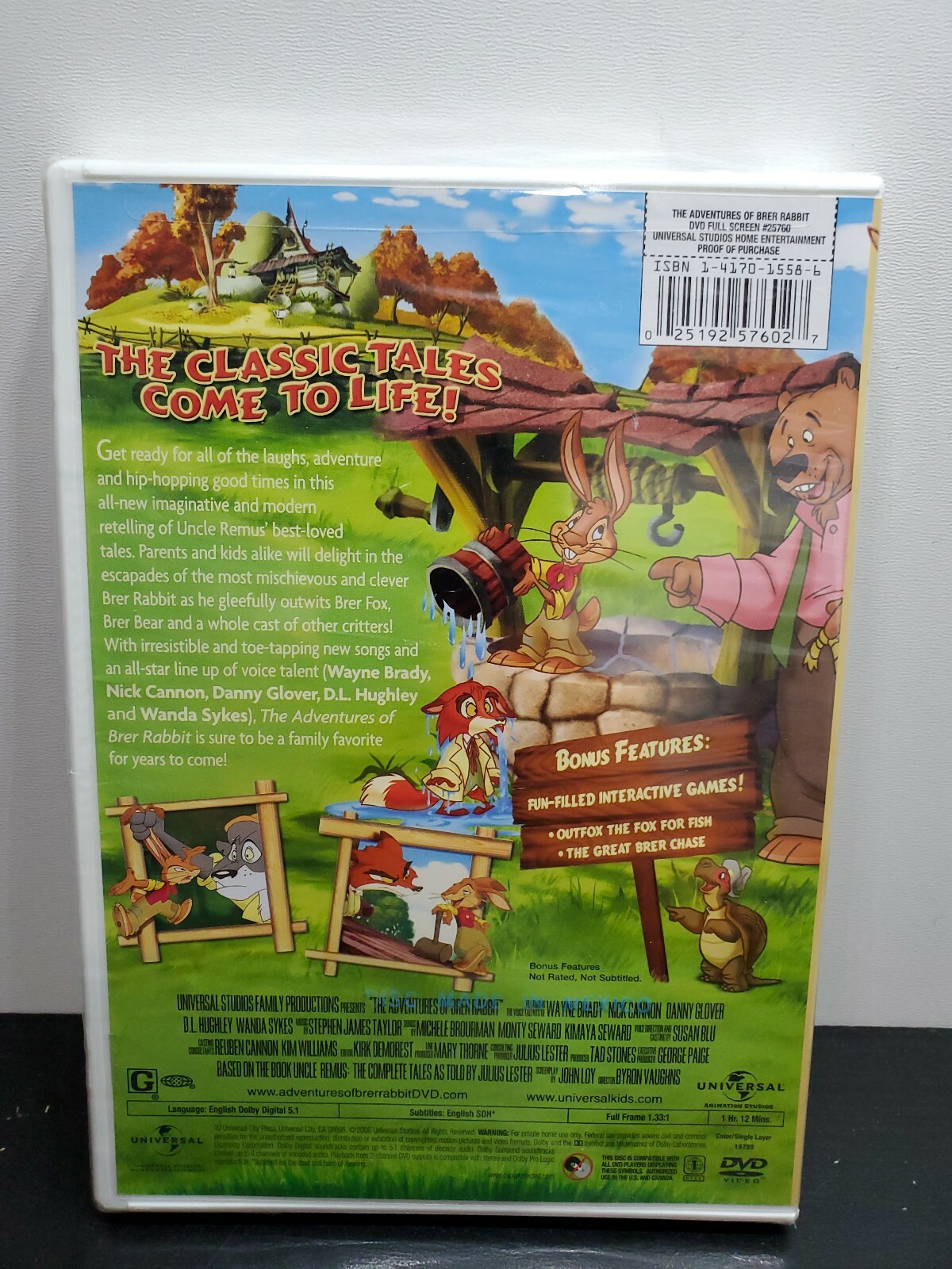 NEW The Adventures of Brer Rabbit (DVD, 2006, Full Screen) | eBay