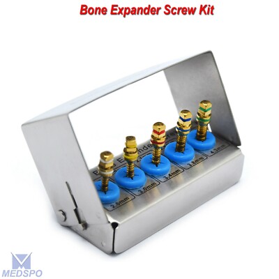 Bone Expander Kit 5 Pcs Screws Dental Implant Instruments Orthodontic ...