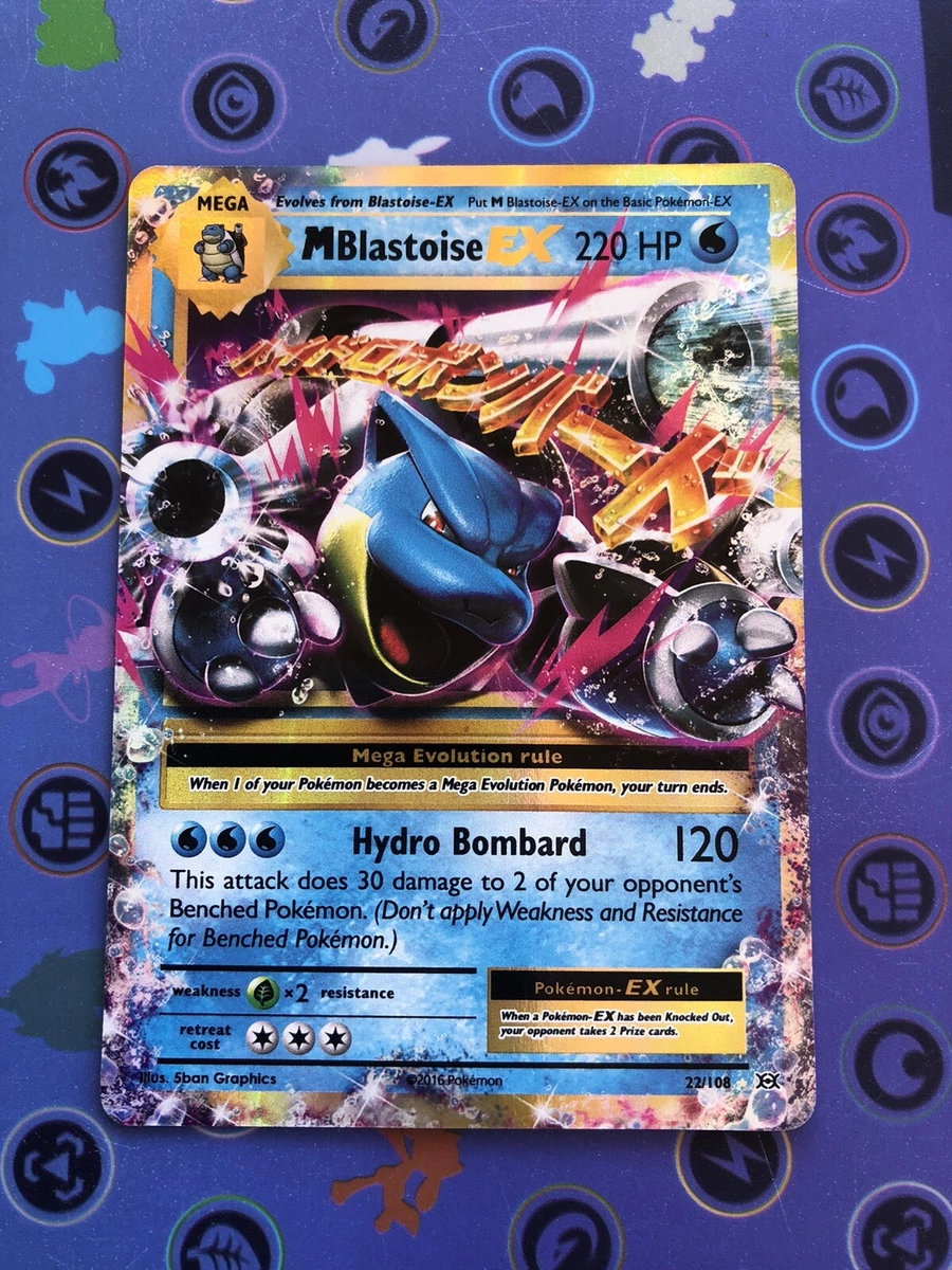 Mega Blastoise Card Ex