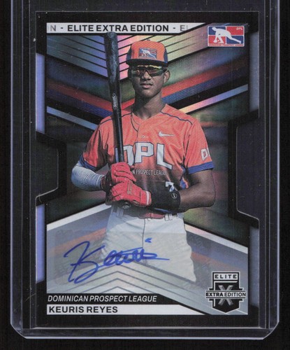 Keuris Reyes 2023 Panini Elite Extra Edition Die-Cut DPL Auto Autograph ...